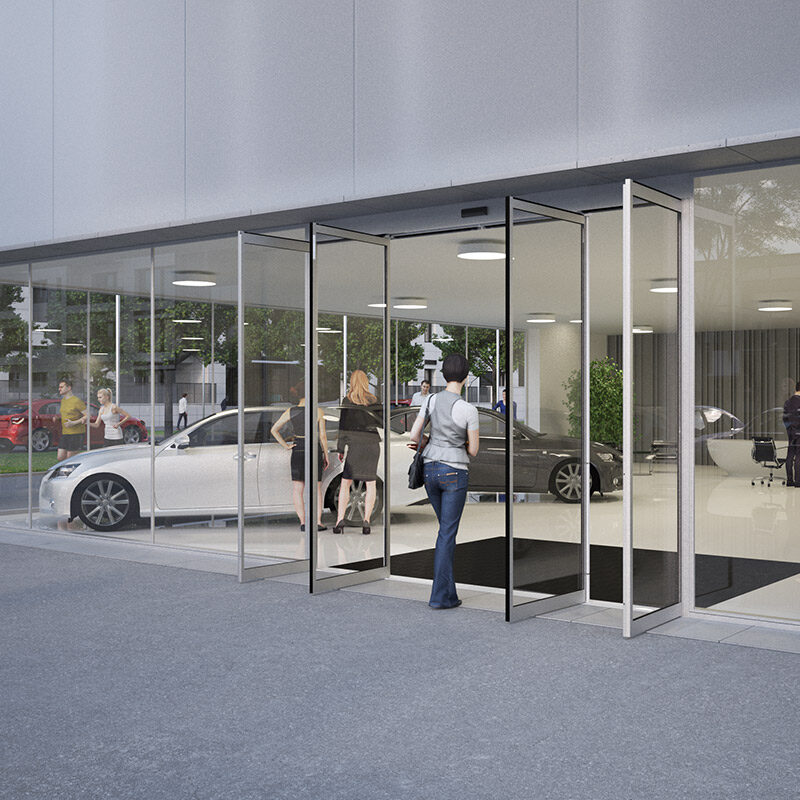 300 T - telescopic automatic sliding door | Doorson