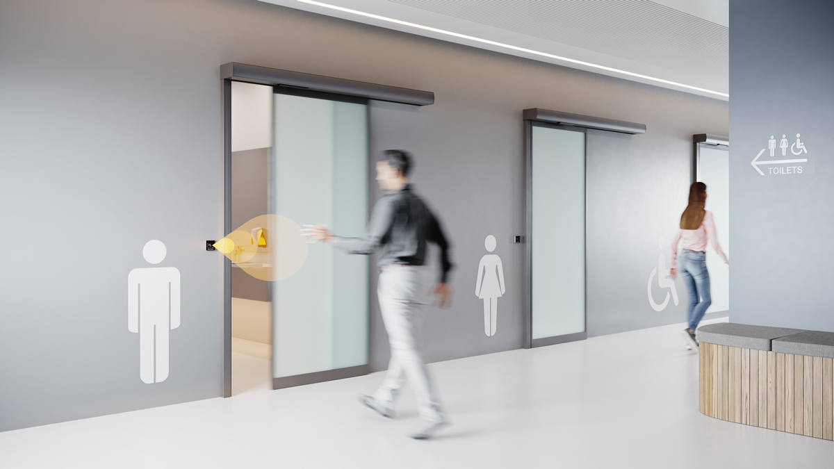 Automatic sliding entrances in healthcare | Doorson