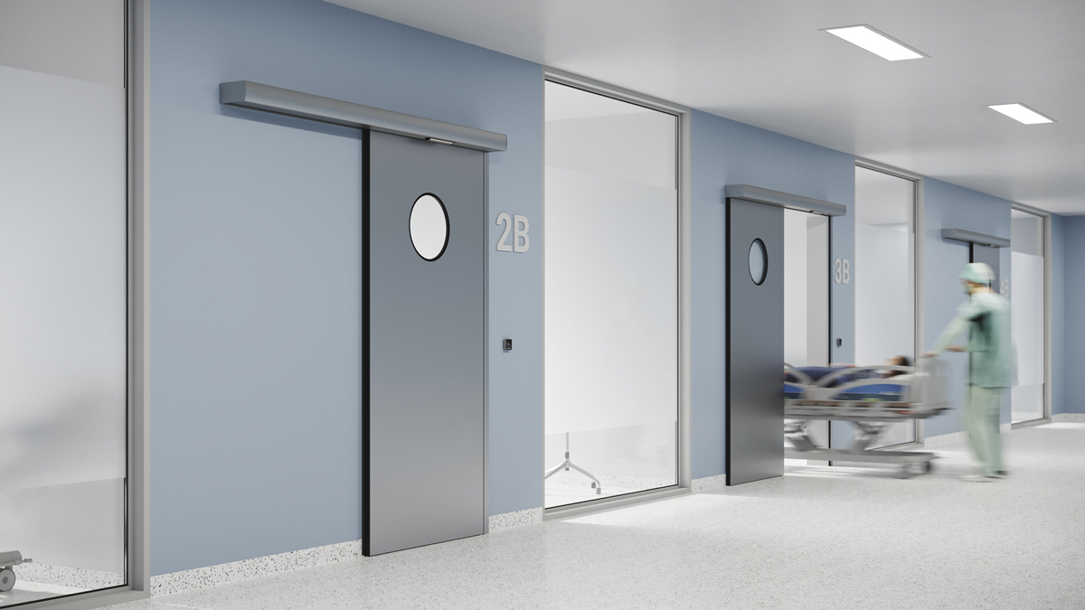 Automatic sliding entrances in healthcare | Doorson